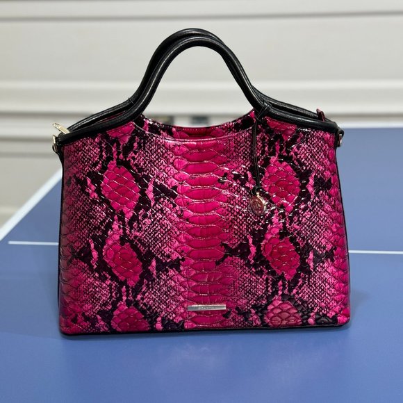 Brahmin | Bags | Brahmin Elaine Potion Ziggy Nwt Satchel Handbag Pink ...